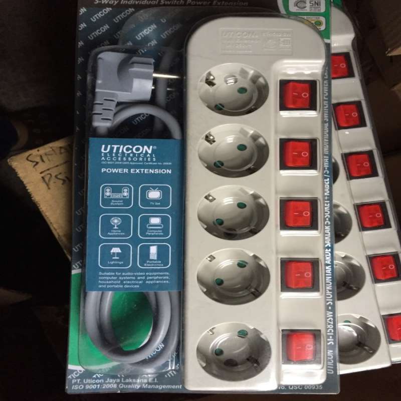 Jual Stop Kontak Isi 5 On/Off Kode Br06 di Seller Swakarya Indah ...