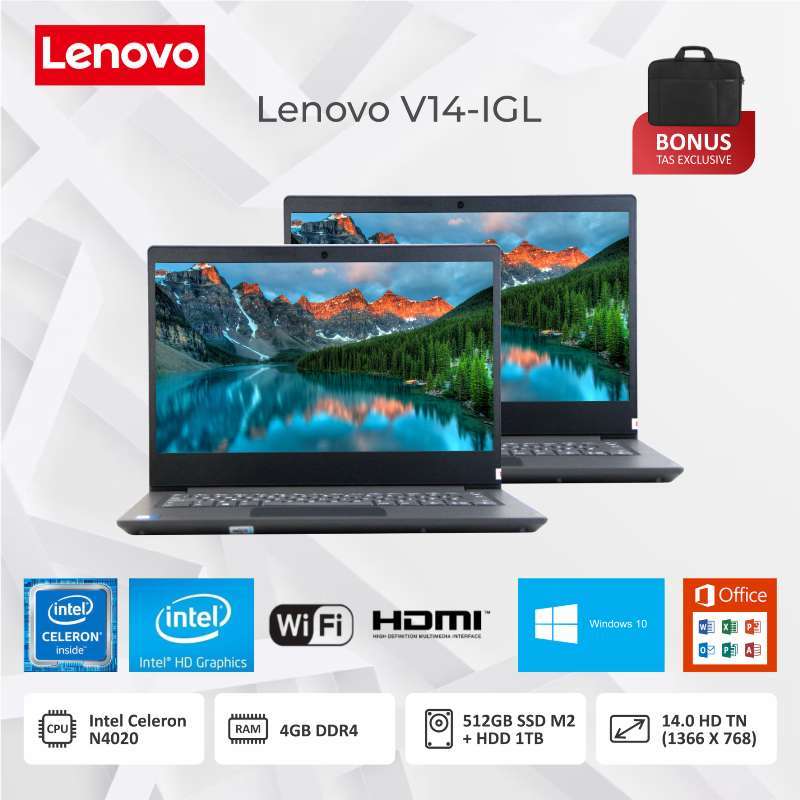Jual Ideapad V14 Dos Original Murah - Harga Diskon Mei 2024 | Blibli