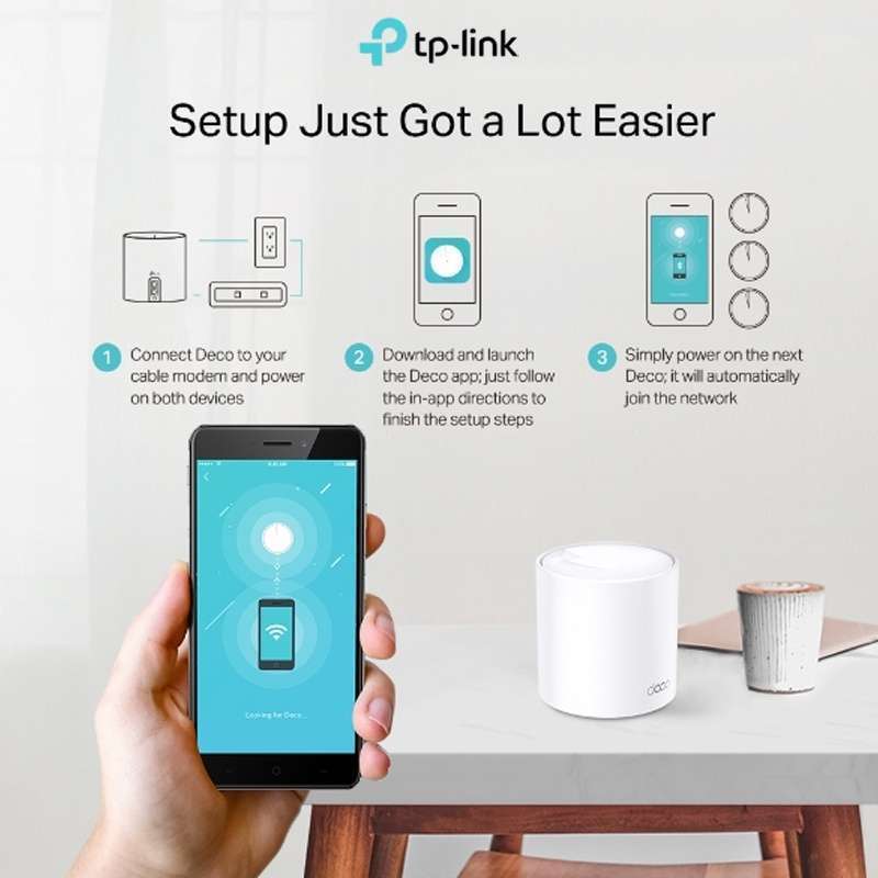 Promo Tp-link Deco X20 3 Pack Ax1800 Whole Home Mesh Wi-Fi 6 System ...