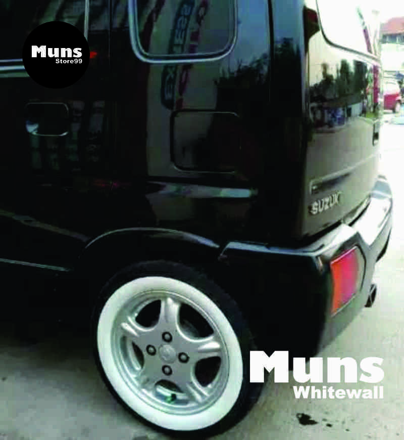 Jual Lis Ban Mobil White Wall Ban Mobil Velg Ring 13 Putih Polos Atlas ...
