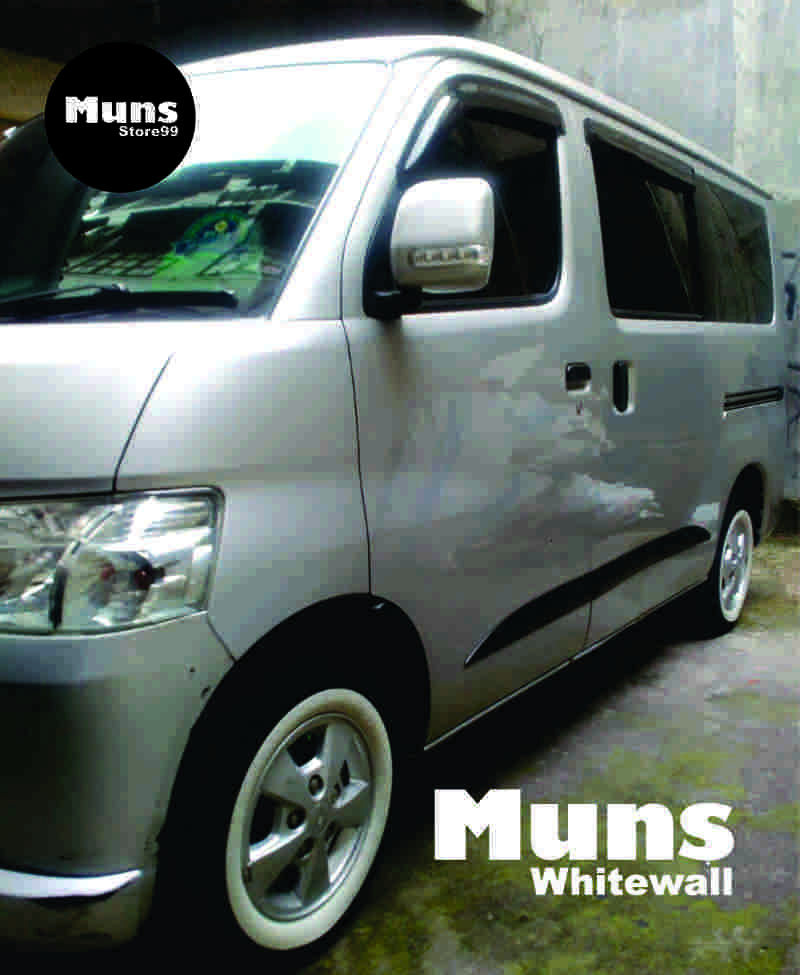 Jual Lis Ban Mobil White Wall Ban Mobil Velg Ring 13 Putih Polos Atlas ...