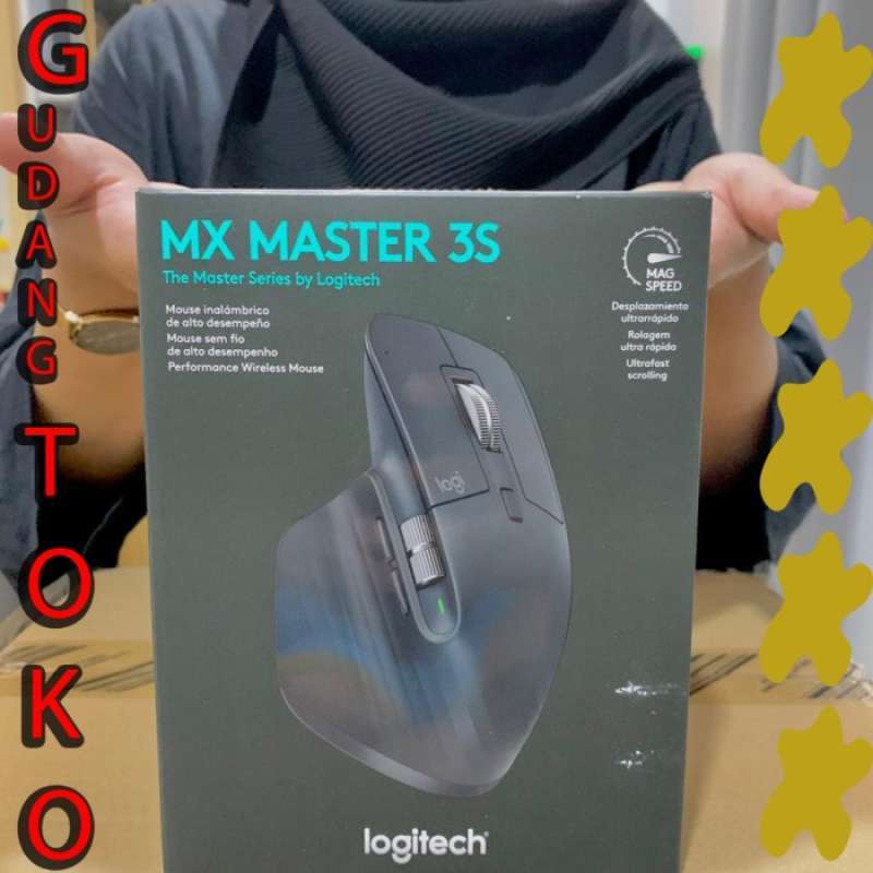 Jual Logitech MX Master 3S Wireless Performance Mouse Black White di ...