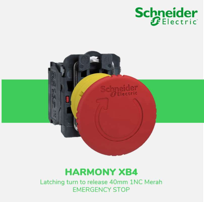 Promo SCHNEIDER EMERGENCY STOP METAL XB4BS8442 Diskon 23% di Seller ...