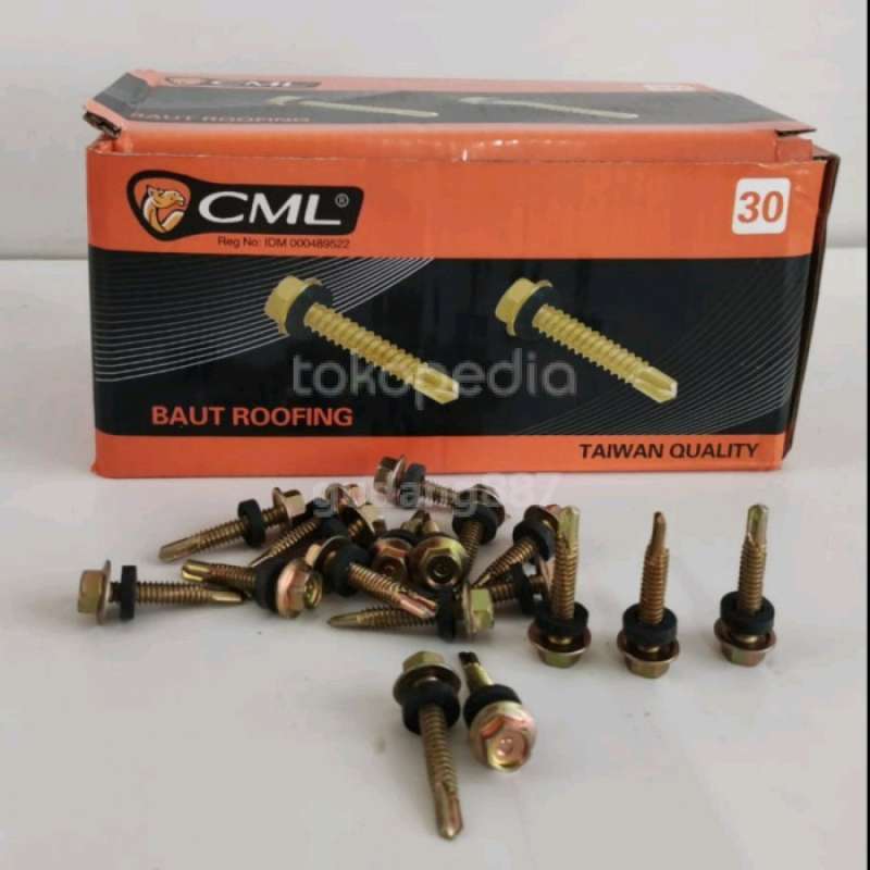Promo baut roofing camel 3 cm / baut pagar / baut spandek / baut karet ...
