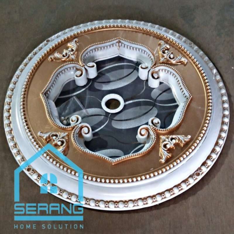 Jual Ornamen Lampu / Ornamen Plafon PVC - Bulat Biasa 09 di Seller Jaya ...