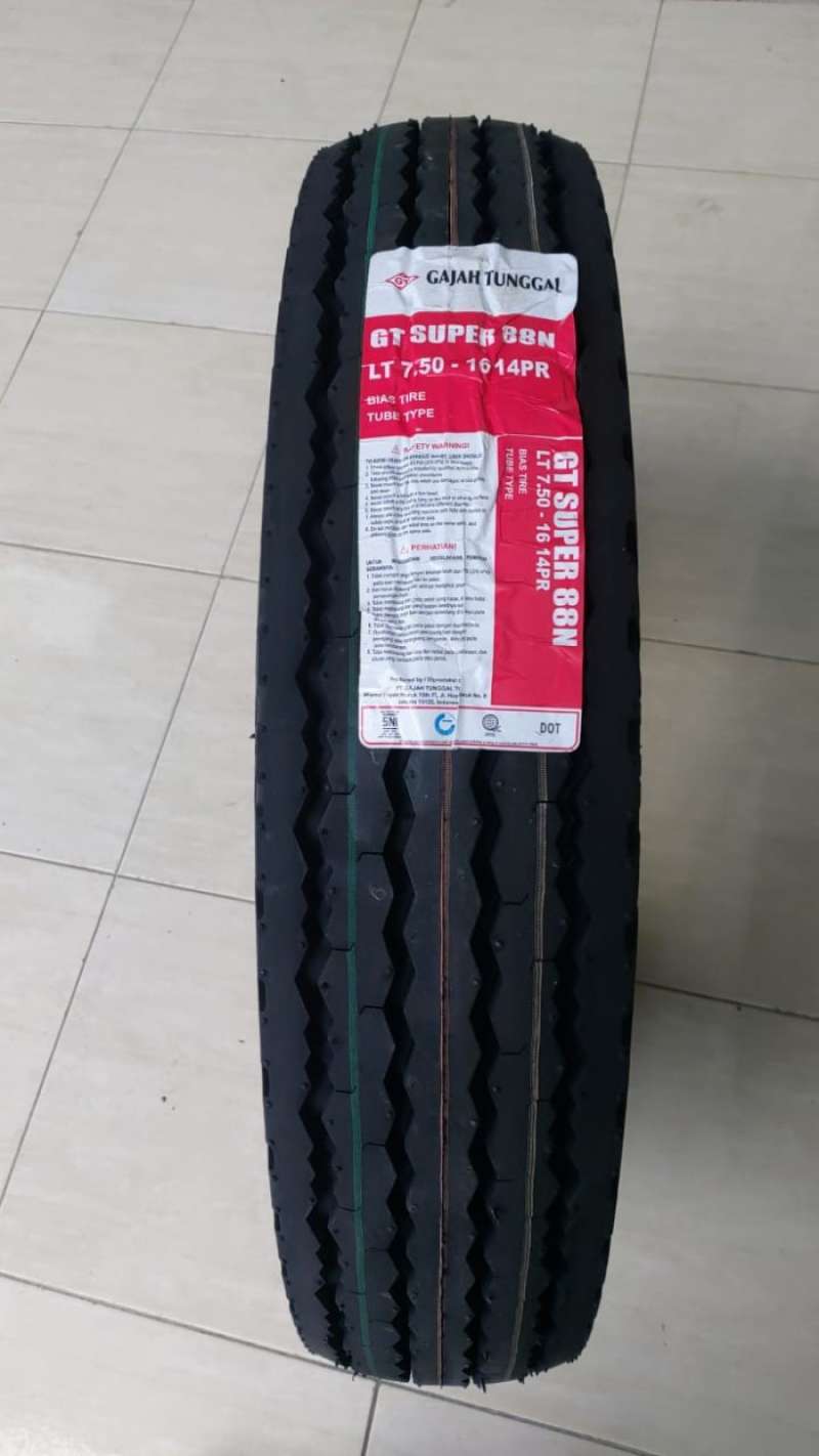 Promo Ban Truk Gajah Tunggal Gt Super 88N 750 R16 14Pr Diskon 23% di ...
