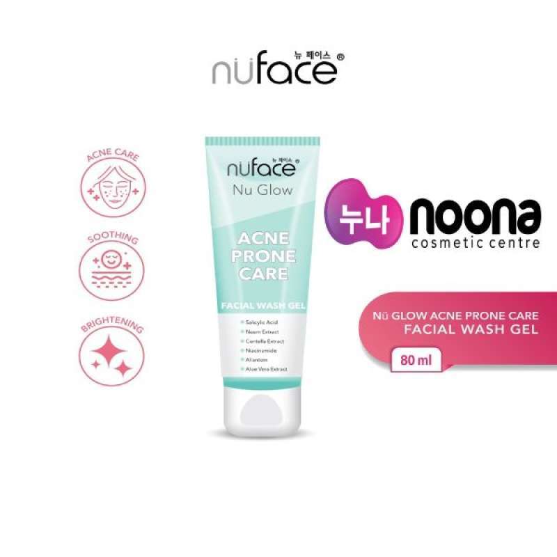 Jual Nu Face Nu Glow Acne Prone Care Facial Wash Gel 80 Ml Di Seller ...