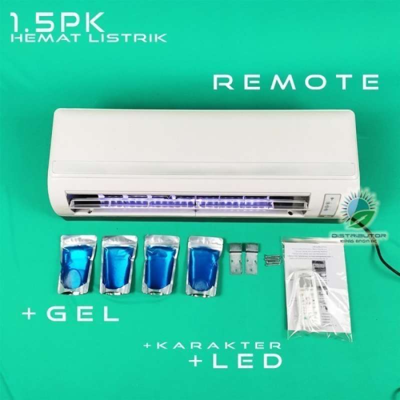 Promo Kipas Angin Model Ac Led Gel Kristal 1.5pk Diskon 29% Di Seller ...