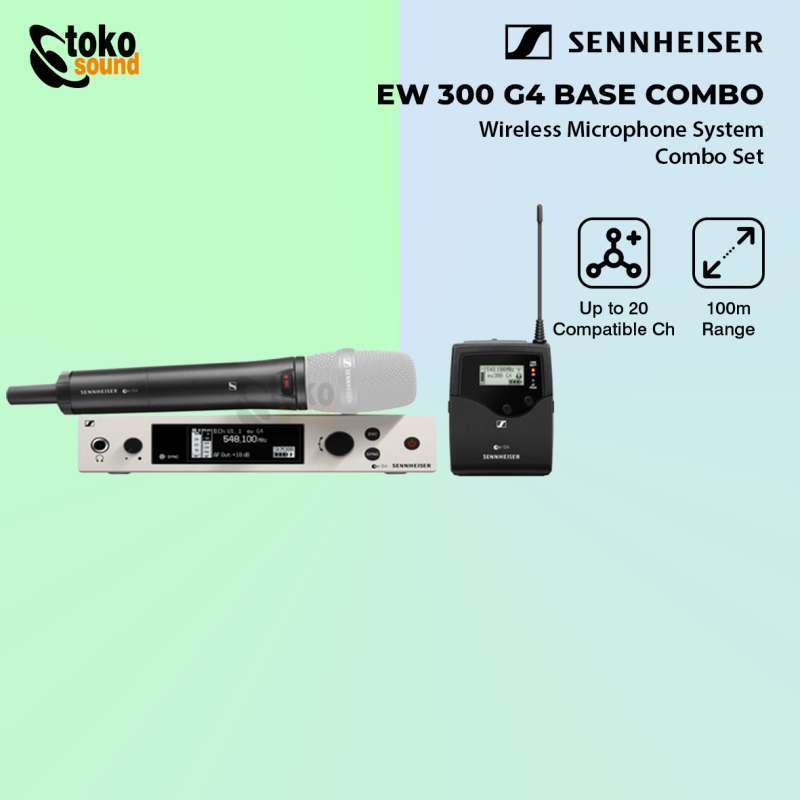 Jual Sennheiser EW 300 G4 BASE COMBO - Wireless Mic with No Mic ...