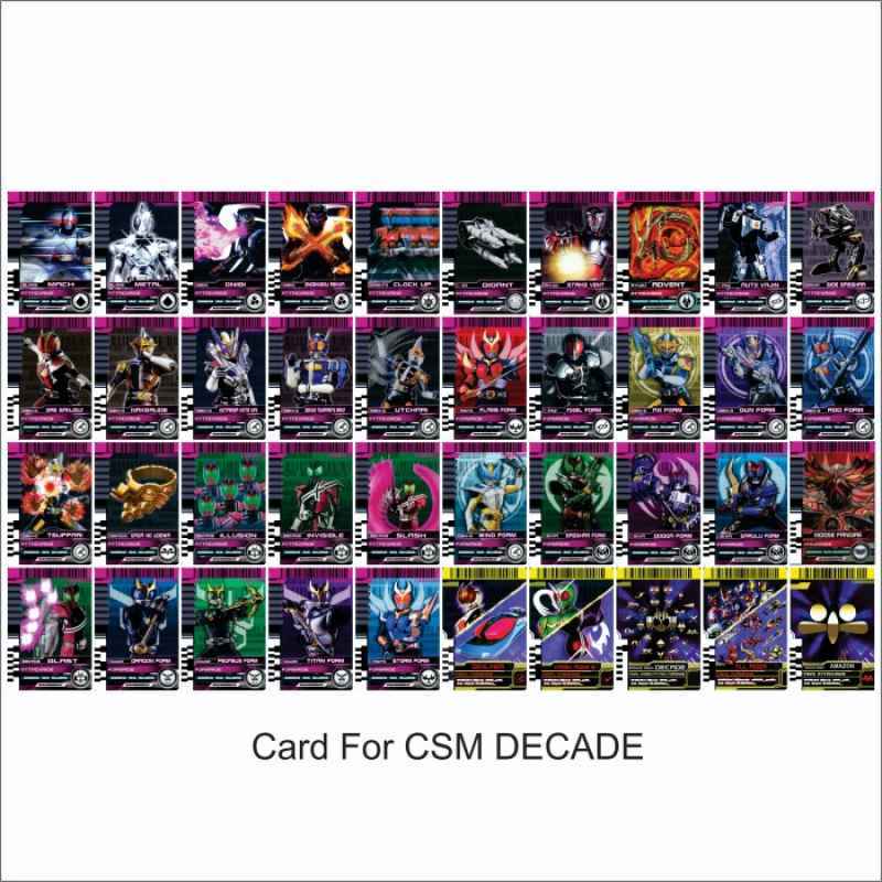 Jual Kamen Rider Decade Card Khusus Csm Di Seller Golia Store ...
