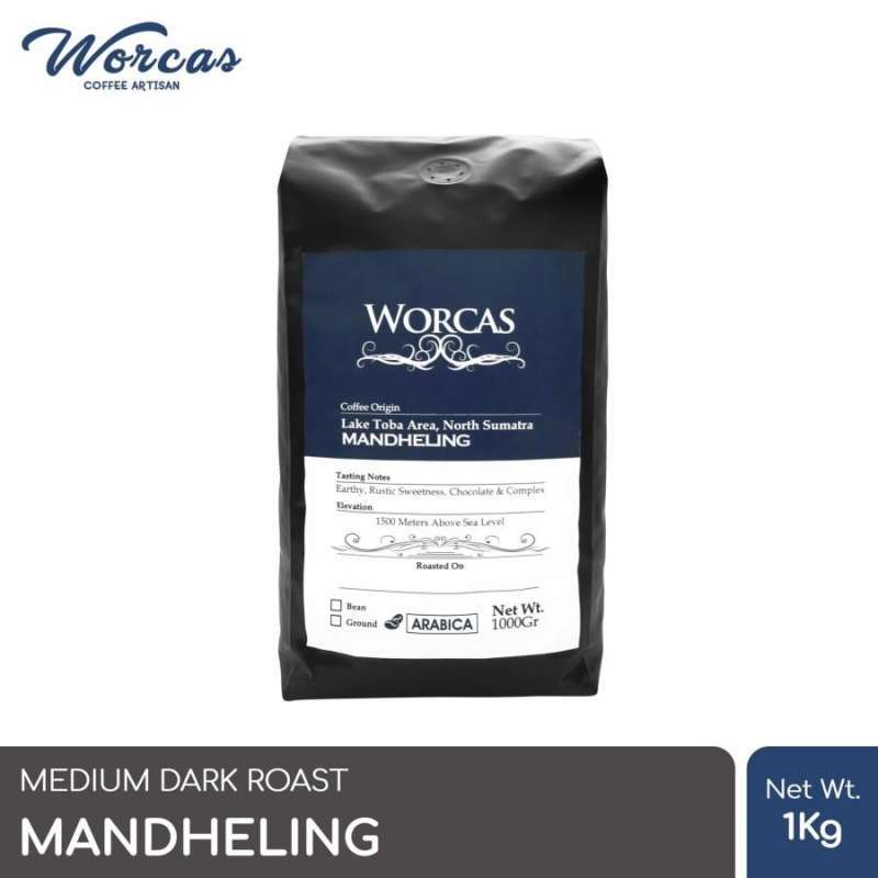 Jual Kopi Arabica Mandheling 1 Kg (biji/bubuk) | Worcas Coffee Di ...