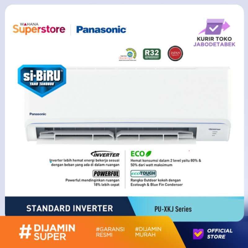Jual PANASONIC AC Standard Inverter Split 2 PK - CS/CU-PU18XKJ | PU18-XKJ di Seller Tokoku-7 ...