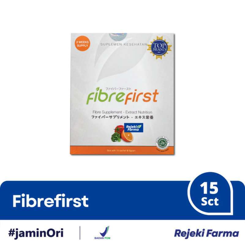 Promo Fibre First 1 box isi 15 sachet - Fibrefirst 8g / FiberFirst / Fiber Diskon 23% di Seller ...
