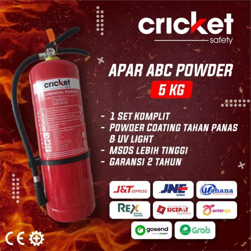 Promo Apar 5 Kg Cricket Safety / Apar Abc Powder 5 Kg/ Alat Pemadam Api ...