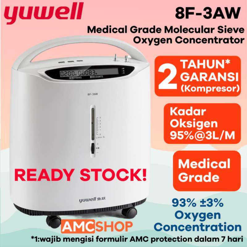 Promo Yuwell 8F-5Aw 5Lpm Medical Grade Molecular Sieve Oxygen ...