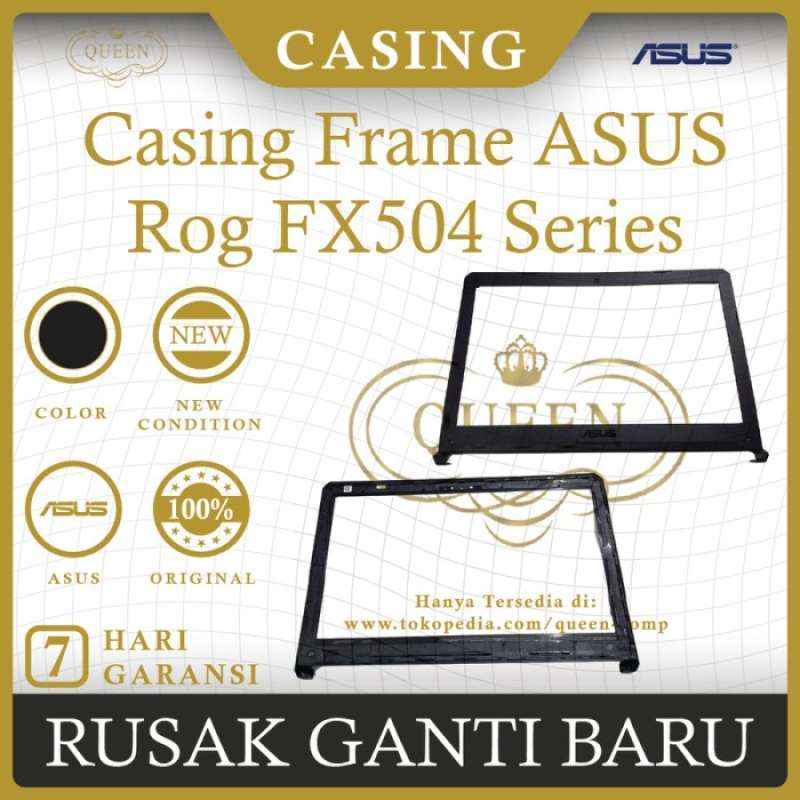Promo Frame Lcd Front Bezel Laptop asus ROG FX504 FX504GD-ES51 Original ...