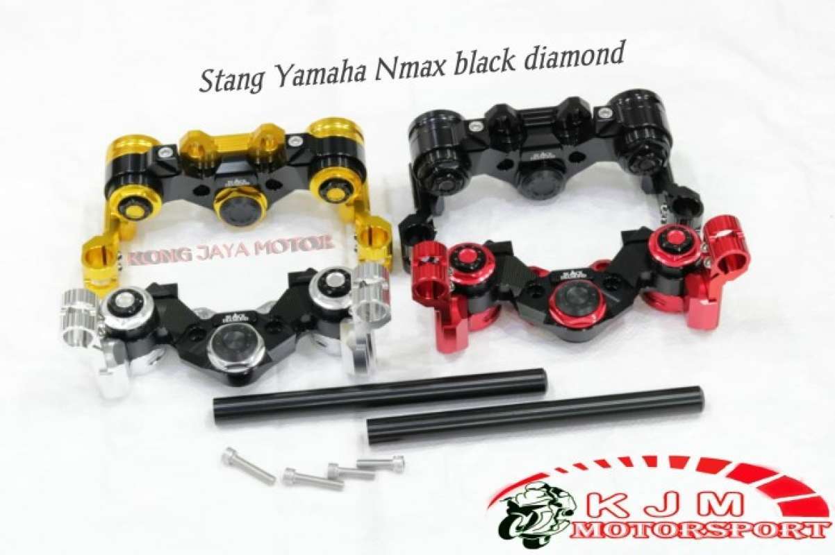 Promo stang jepit nmax black diamond full cnc Diskon 23% di Seller ...