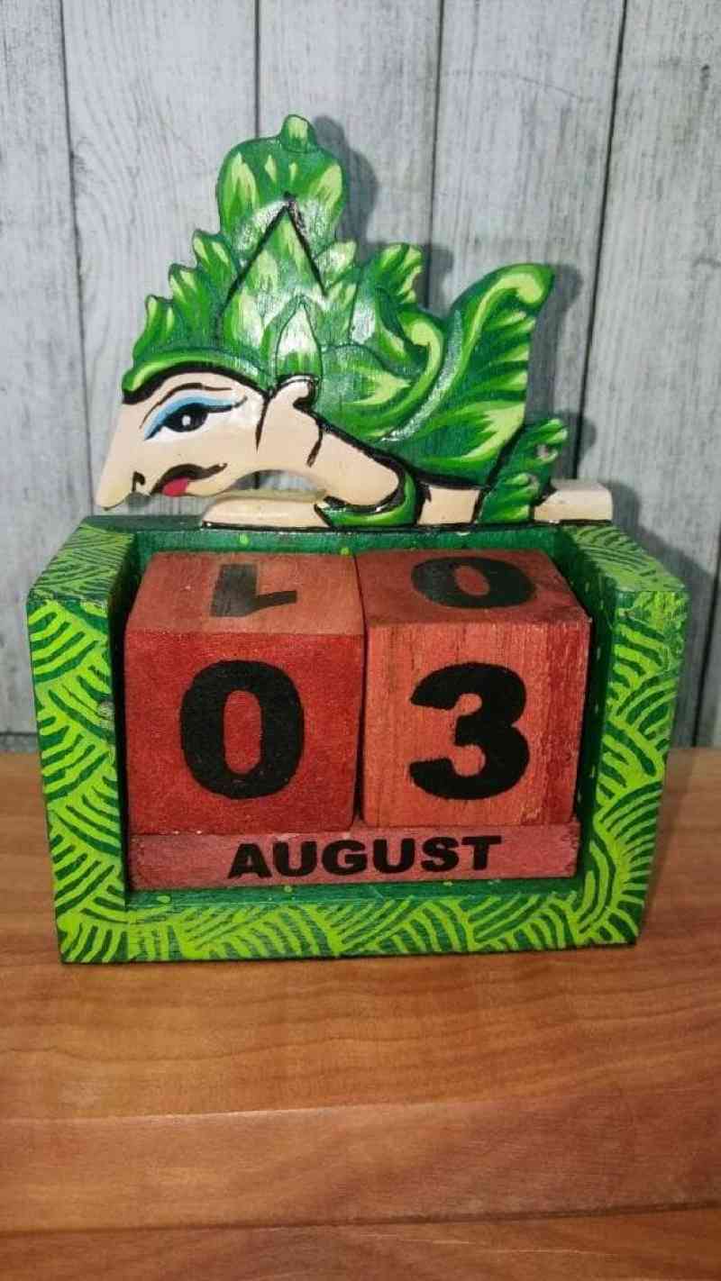 Jual Kalender Wayang Lukis ( 03-1153 ) Kalender Kayu Wayang Di Seller ...