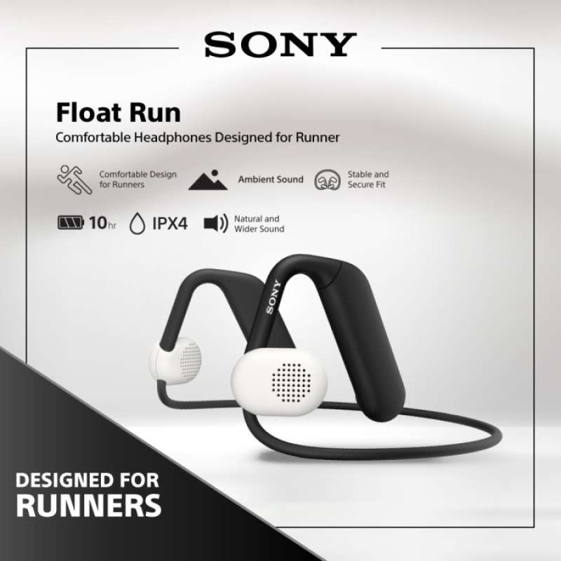 Promo SONY WI-OE610 Black Float Run Open-Ear Wireless Headphones Diskon 23% di Seller Sentral ...