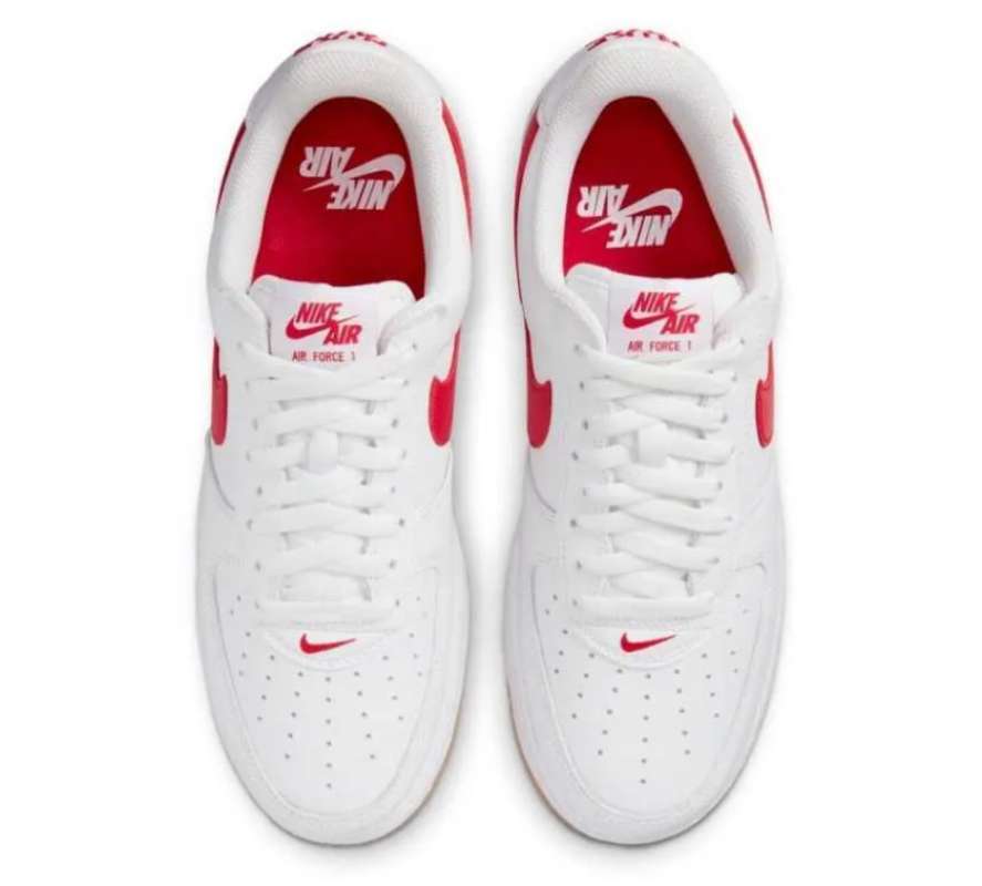 Jual Air Force 1 Color Of The Month White University Red Gum - 9.5 Di ...
