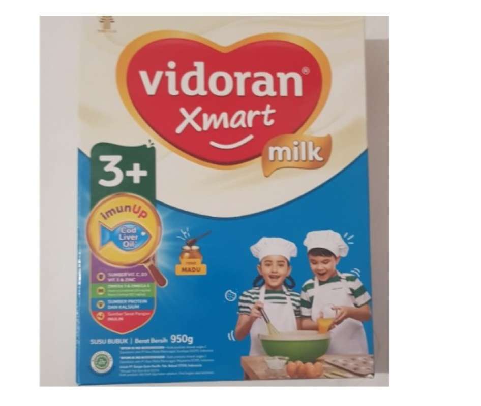 Promo Vidoran Xmart 3+ Nutriplex Madu Susu Formula Box 1000g Diskon 23% ...