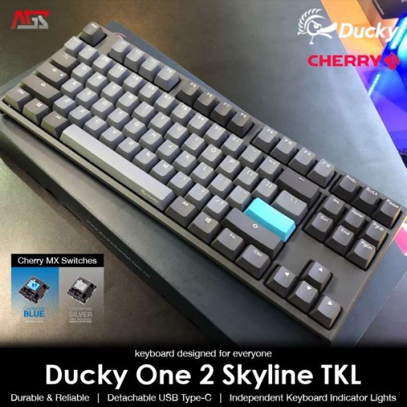 Promo Ducky One 2 Skyline TKL Tenkeyless Mechanical - GAMING KEYBOARD ...