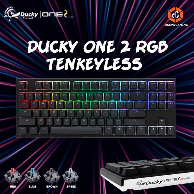 Promo Ducky One 2 RGB TKL Tenkeyless Mechanical Keyboard - Gaming ...
