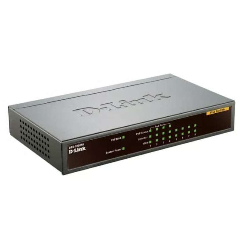 Promo Des1008pa Unmanaged Switch Hub 8port Dlink 4poe Dlink Diskon 23% ...