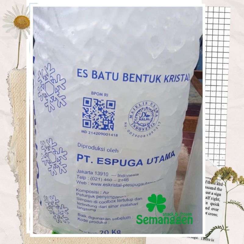 Jual Es Batu Crystal Es Batu Bolong Di Seller Dapur.semanggen - Kebon ...