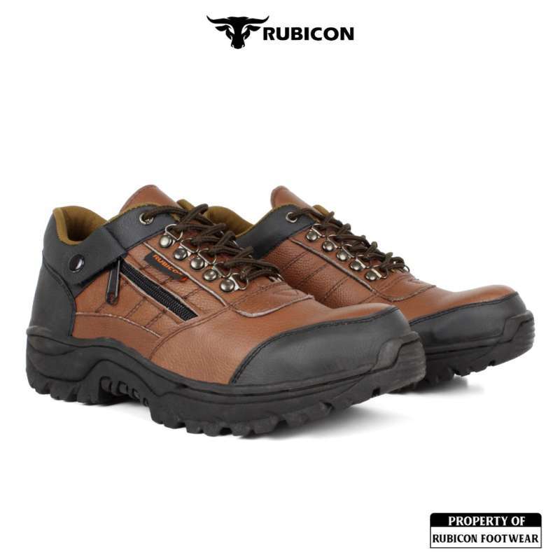 Jual SEPATU SAFETY PRIA KULIT ASLI LOW BOOTS TRACKING SAFETY SHOES ...