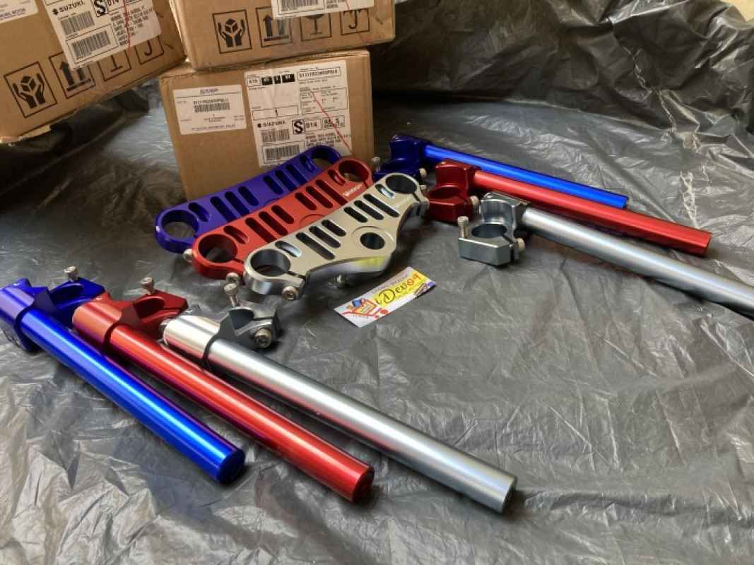 Promo Triple Clamp Sarp Segitiga Atas Suzuki Gsx R 150 Handle Bar Ori ...
