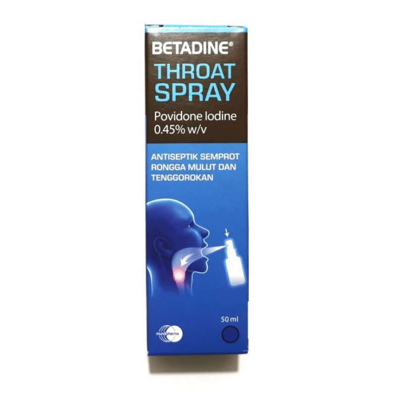 Promo Betadine Sore Throat Spray 50Ml / Obat Spray Radang Tenggorokan ...