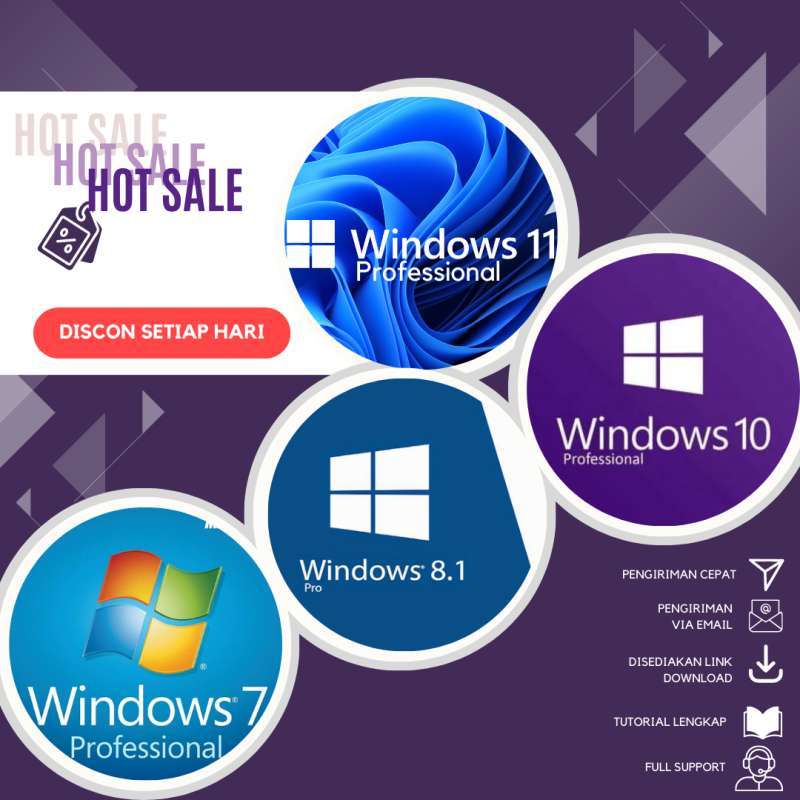 Promo Lisensi / Key Windows 11 pro I Windows 10 Pro I Windows 8.1 Pro I ...