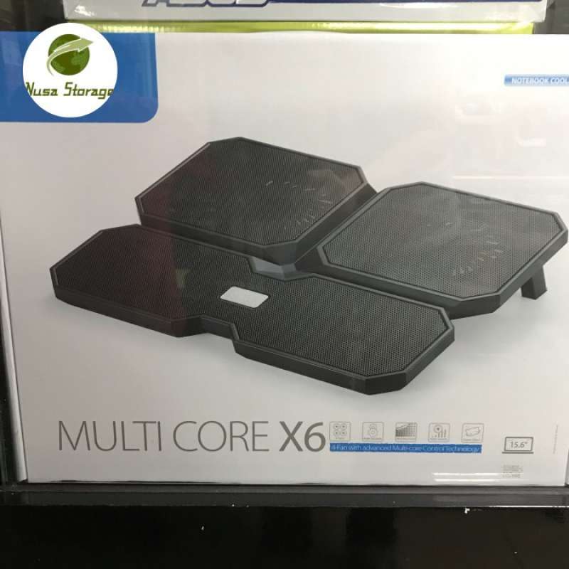 Promo Notebook Cooler DeepCool Multi Core X6 4Fan Cooling Pad Laptop 15 ...