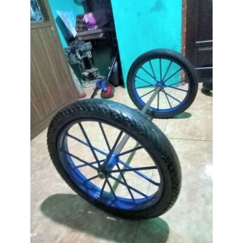 Promo Roda Gerobak Ukuran Velg 17 Sepasang Berikut As Nya Diskon 23% Di ...