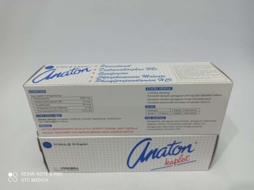 Jual Anaton Kaplet 1 Strip Obat Batuk, Pilek Dan Flu Di Seller Apotek ...