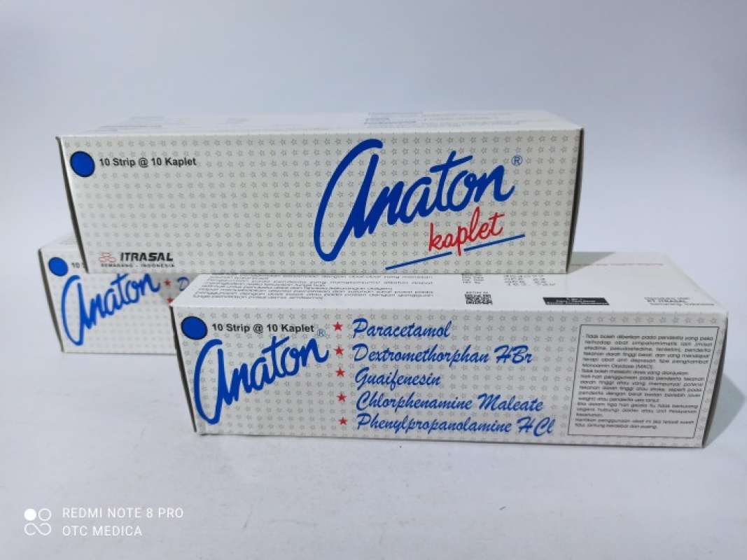 Jual Anaton Kaplet 1 Strip Obat Batuk, Pilek Dan Flu Di Seller Apotek ...