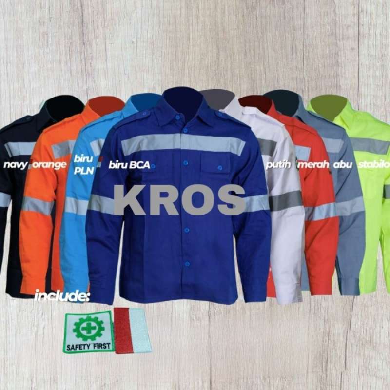 Promo Wearpack Safety Baju Safety Baju Atx Bordir K3 Dan Bendera ...