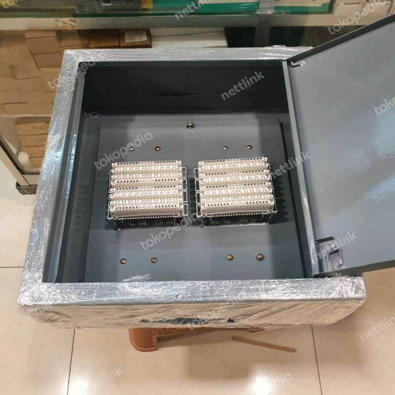 Promo Box Mdf Telepon 80 Pair Lengkap Lsa ( Box Plat Besi 40X40X13Cm ...