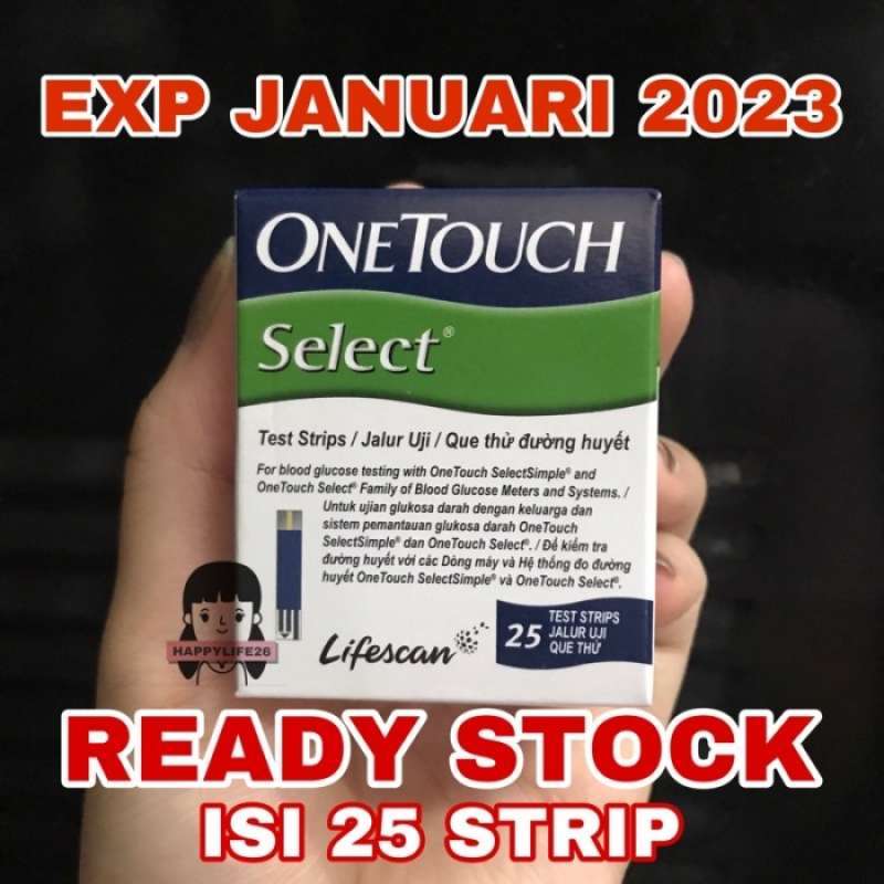 Promo Strip One Touch Select Test Original Ready Stock Langsung Kirim ...