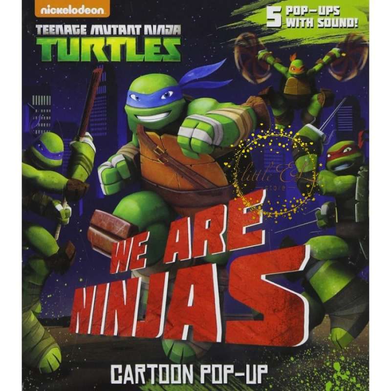 Promo Nickelodeon Teenage Mutant Ninja: We Are Ninjas! Pop-up Book ...