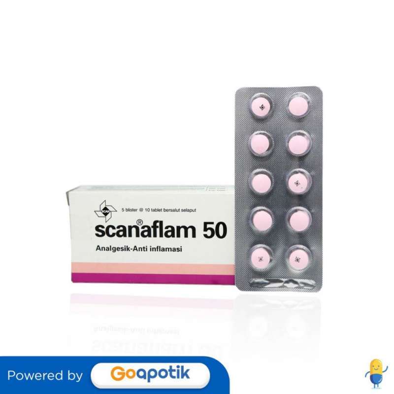 Jual Scanaflam 50 Mg Box 50 Tablet Di Seller Apotek Tentram - Pakulonan ...