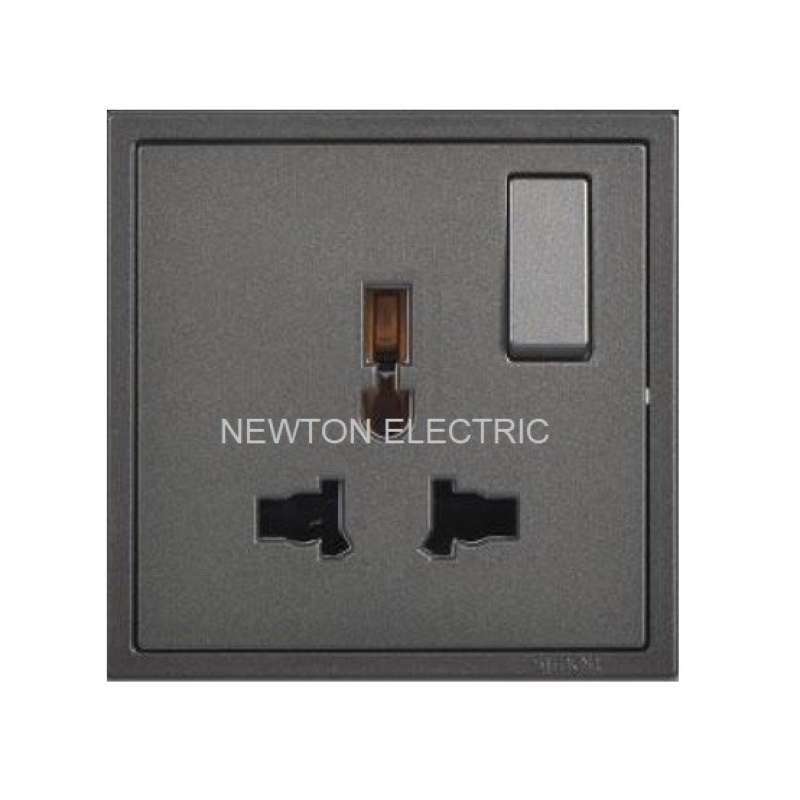 Promo Simon i7 Stop Kontak MultiStandard with Switch-Warna Grey (No ...