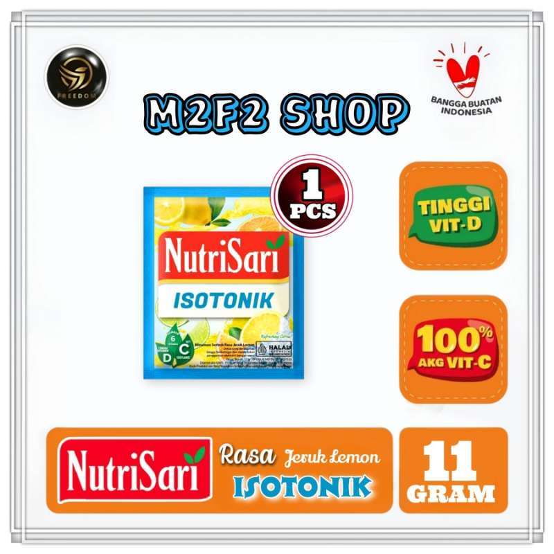 Promo NutriSari Minuman Serbuk Isotonik Sachet - 11 gr (Kemasan Satuan ...