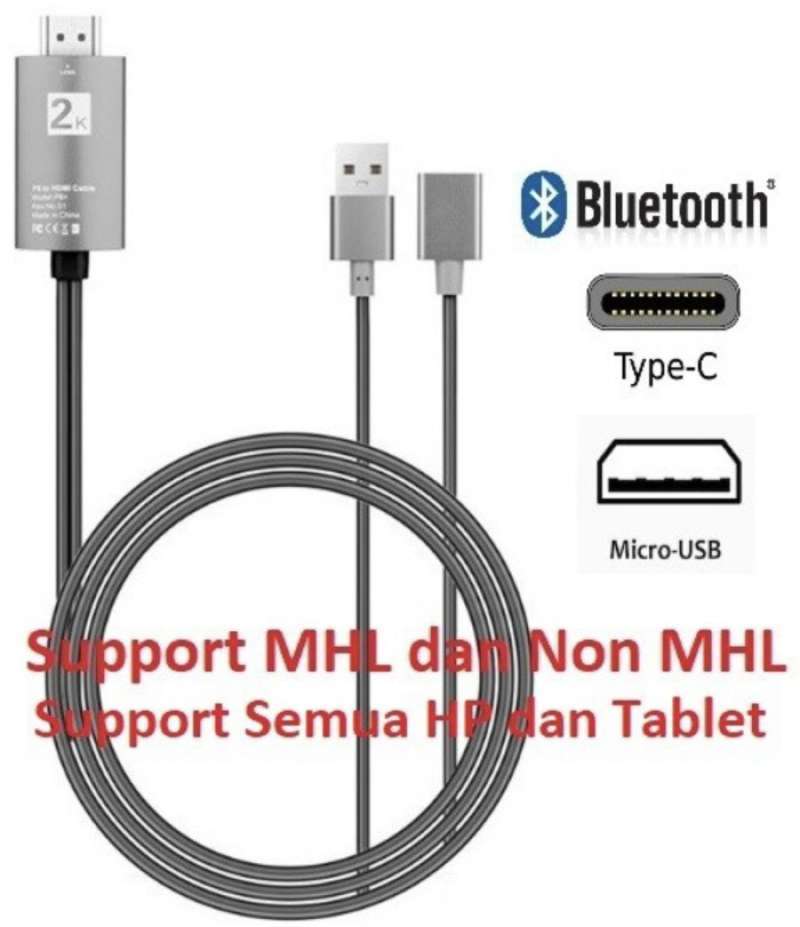 Promo USB TYPE C lightning micro usb to hdmi vga audio AV Samsun Diskon ...