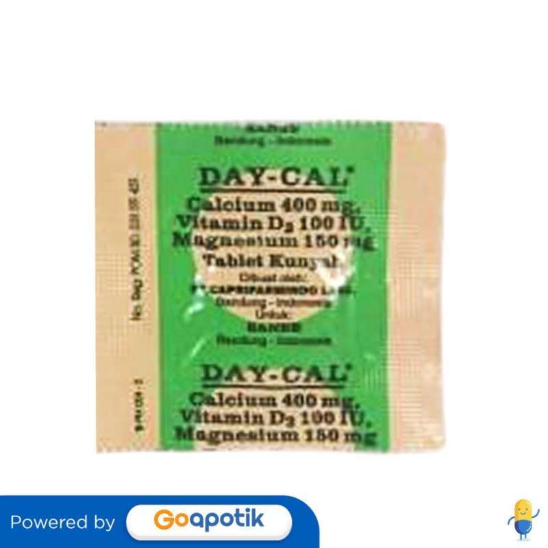 Jual Day-cal Chewable Strip 2 Tablet Di Seller Apotek Mirzabi Sehat ...