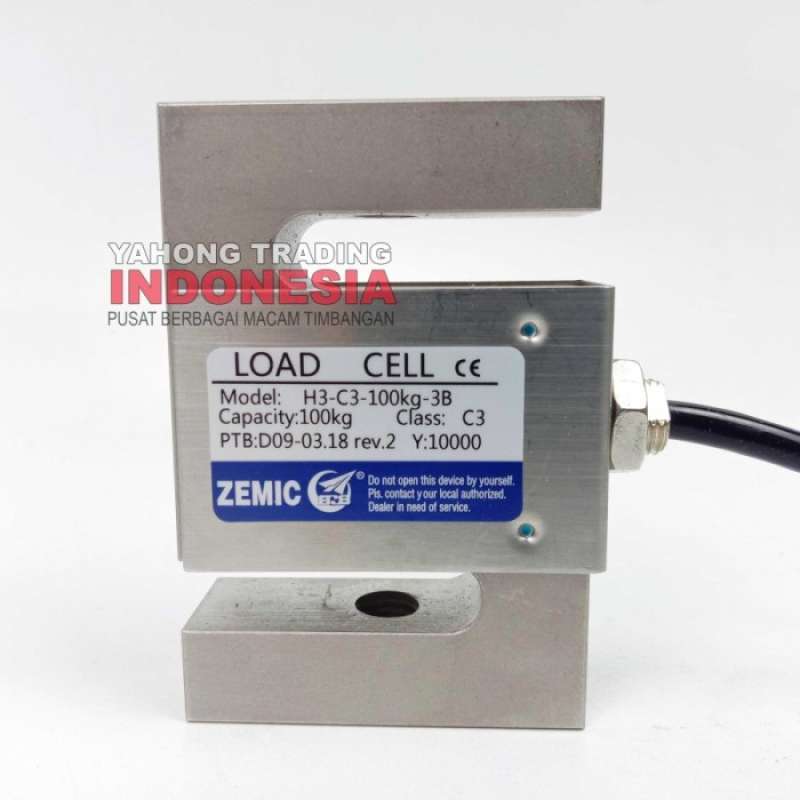 Promo Load Cell Zemic H3 C3 100Kg Tipe S Loadcell Sensor Timbangan ...