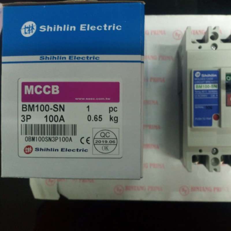 Promo MCCB / Breaker / NFB / No Fuse Breaker 60A-100A 3P BM100-SN ...