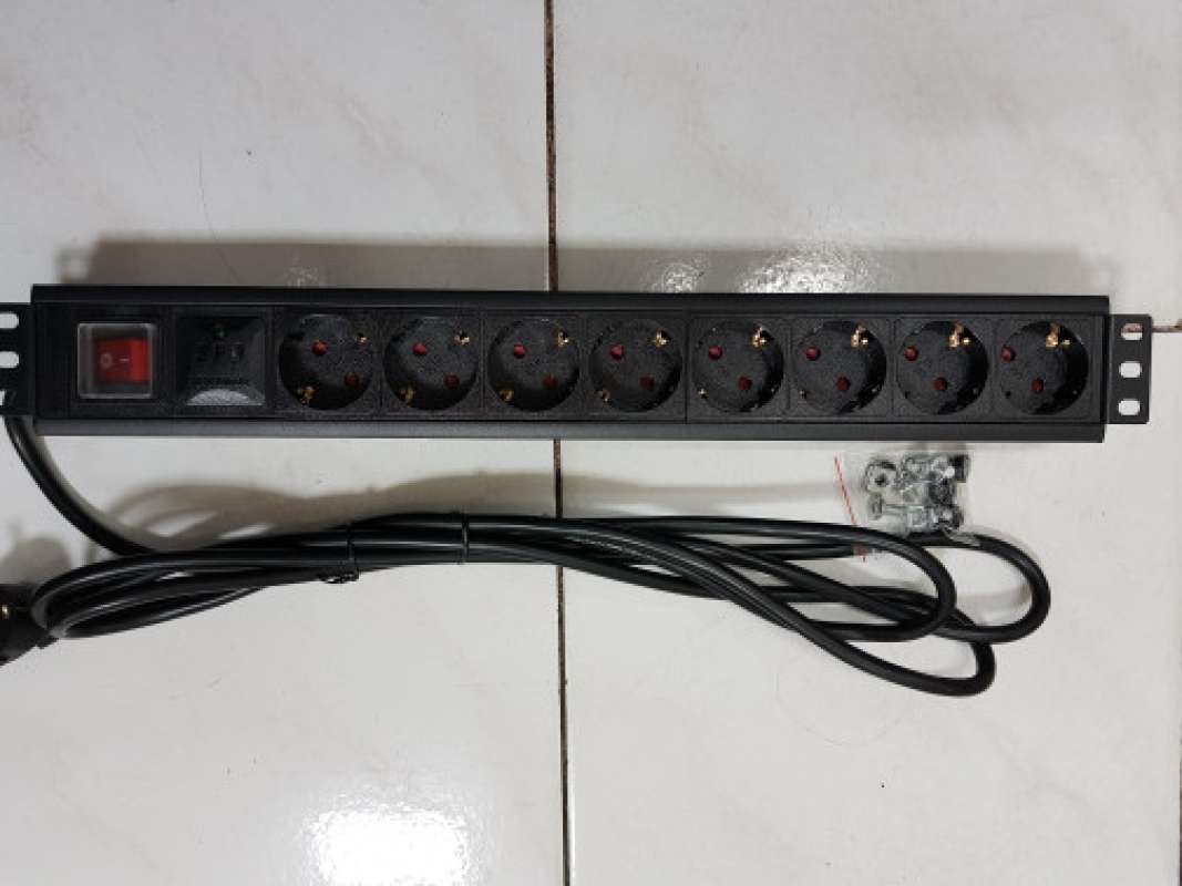 Promo PDU Horizontal 8 outlet rack 16A / Power Distribution Unit 8 hole Diskon 23% di Seller ...