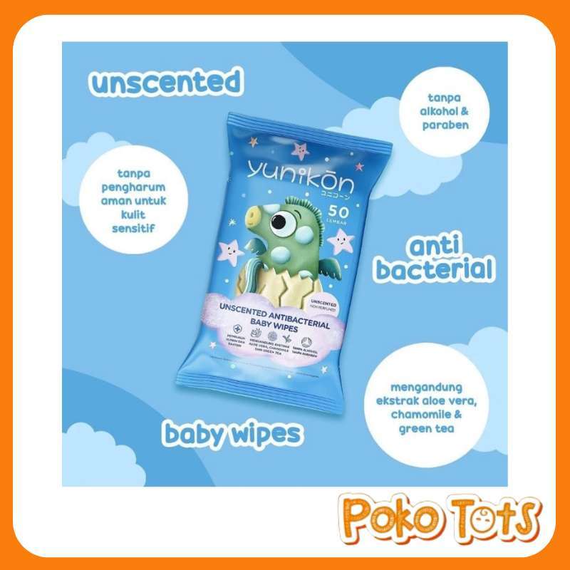 Jual Yunikon Baby Wipes Wet Tissue 50+50s Tisu Basah Bayi Yunikon ...